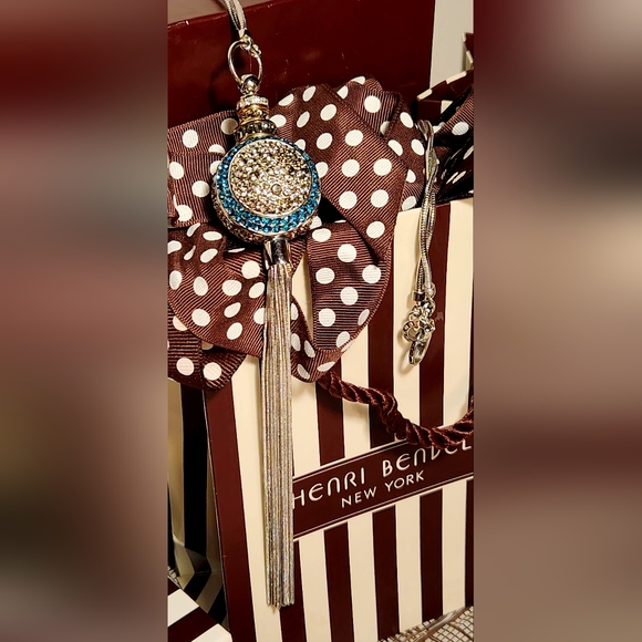 henri bendel | Jewelry | Henri Bendel Teal Blue Tassel Long Necklace ...